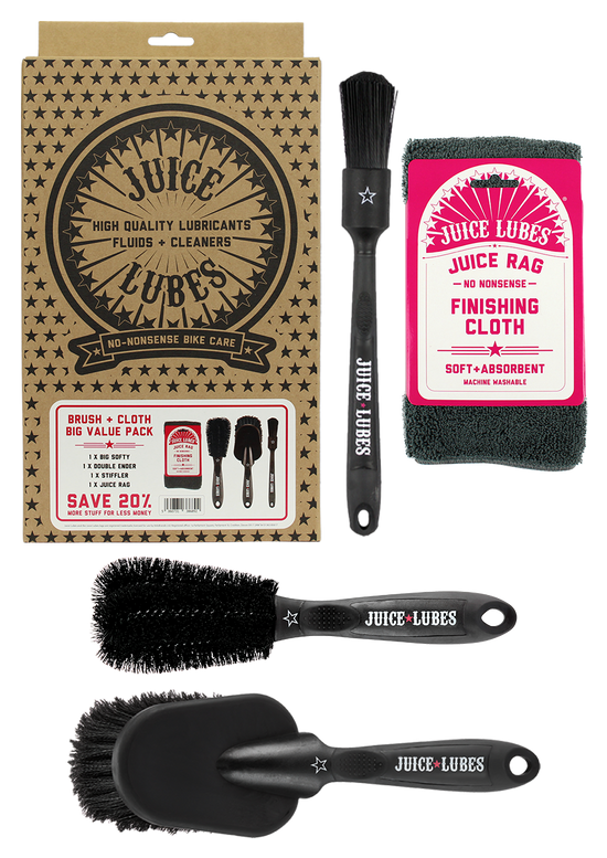 3 x Brush & Cloth Pack